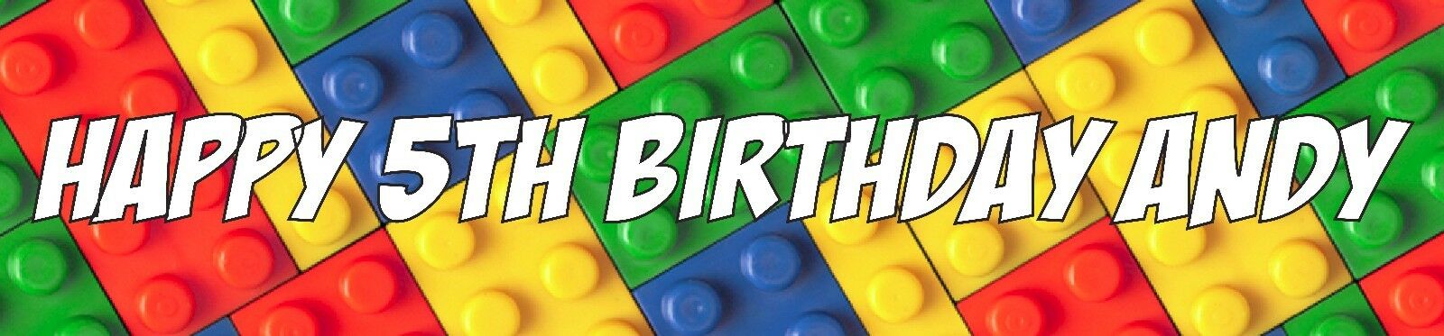 Personalised Banners - Lego- Flaunt Designs
